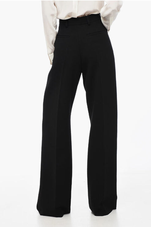 Black Side Hook Trousers ( Jet Black ) – Stella